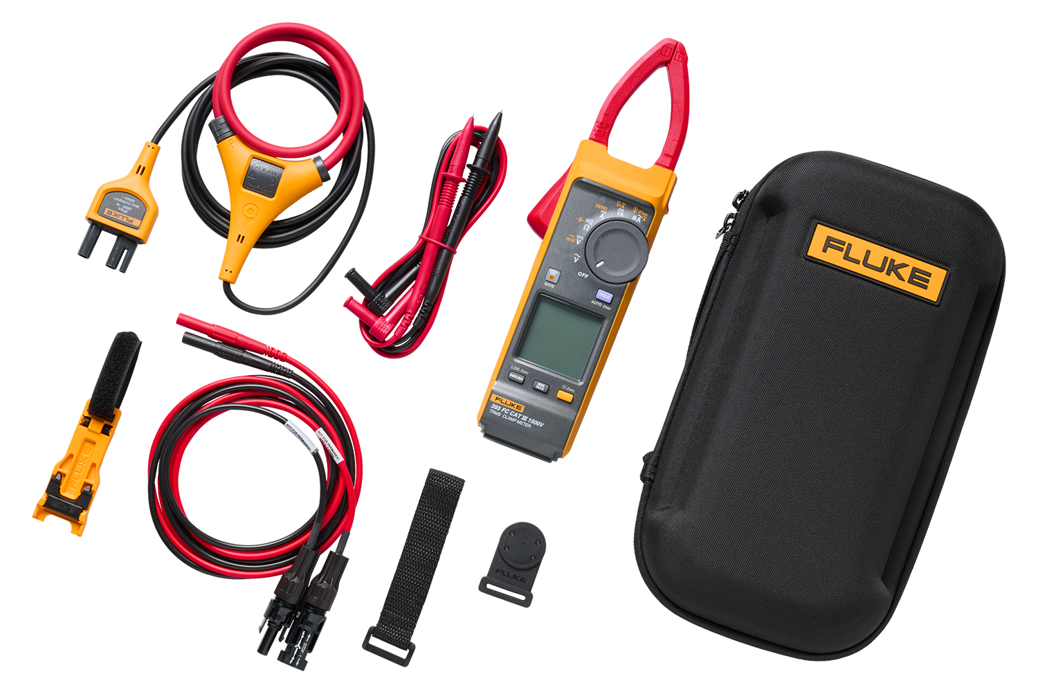 Fluke 325 Clamp Meter มิเตอร์วัดความเข้มของแสงอาทิตย์และสายวัดทดสอบ ...