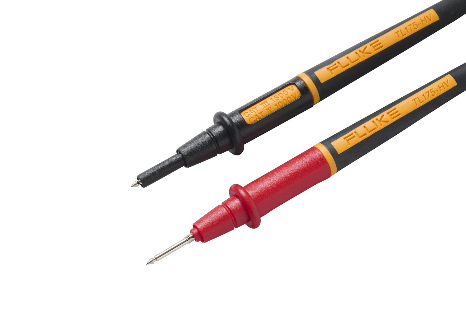 Fluke TL175-HV CAT III 1500 V TwistGuard™ Test Leads - High Voltage ...