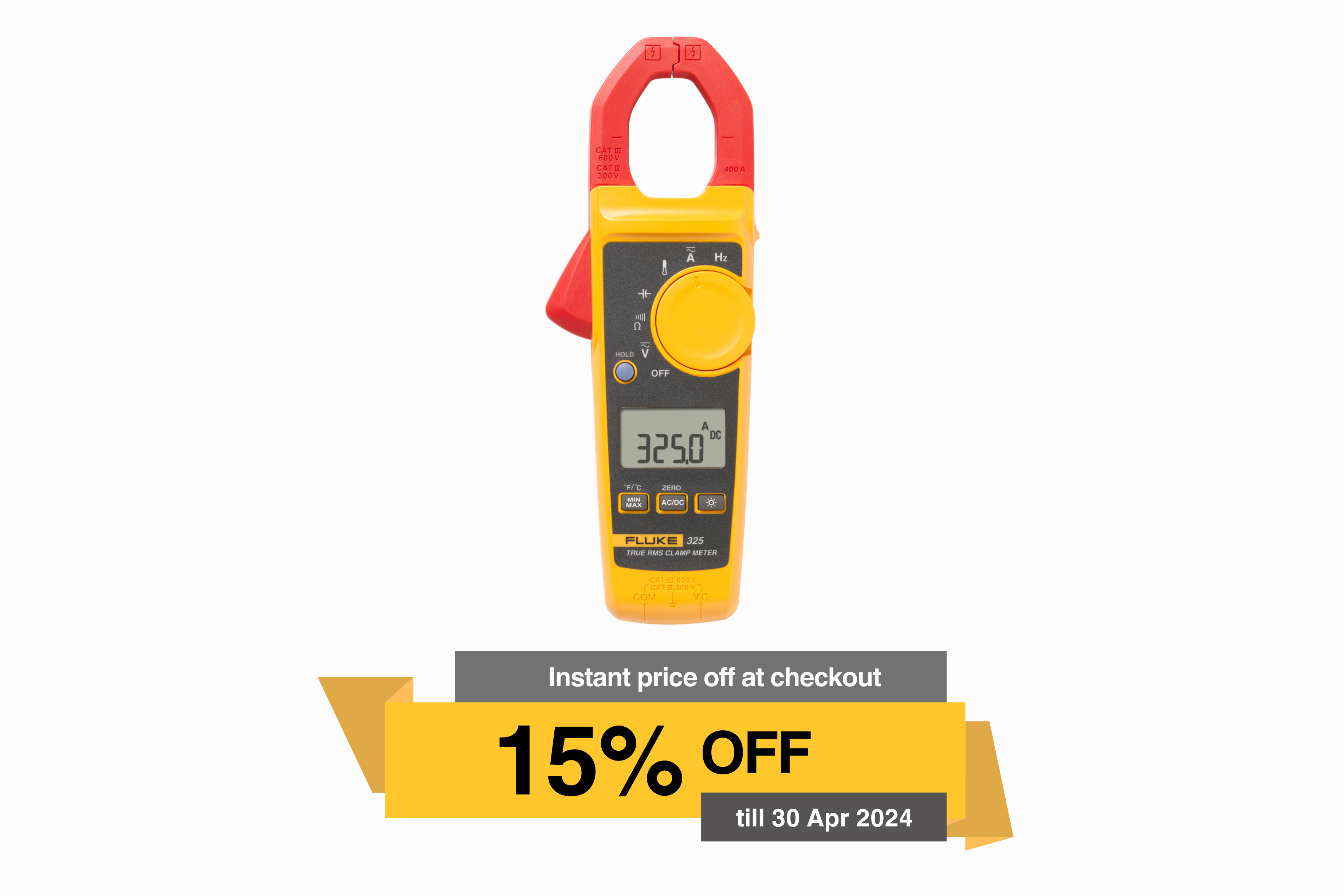 Fluke 325 Clamp Meter|True-RMS Clamp Multimeter | Fluke