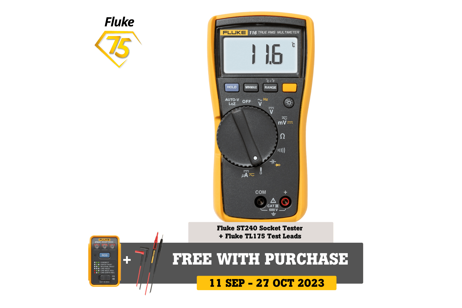 Fluke 116 Mutimeter: Best HVAC Multimeter | Fluke