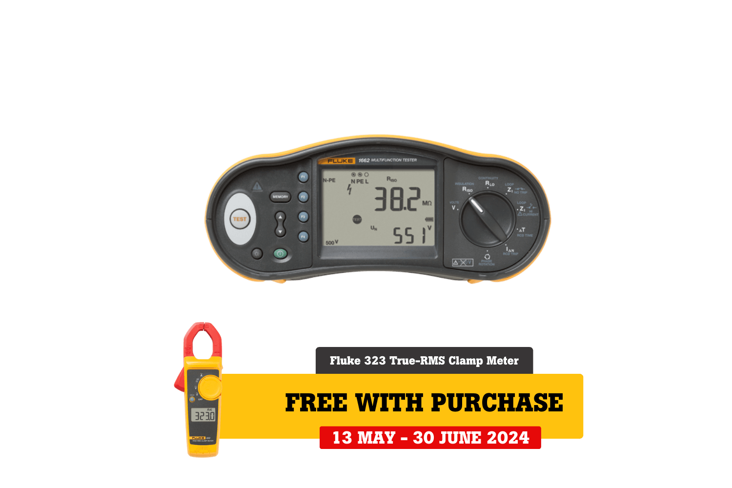 Multifunction Testers | Fluke 1662 Multifunction Tester | Fluke