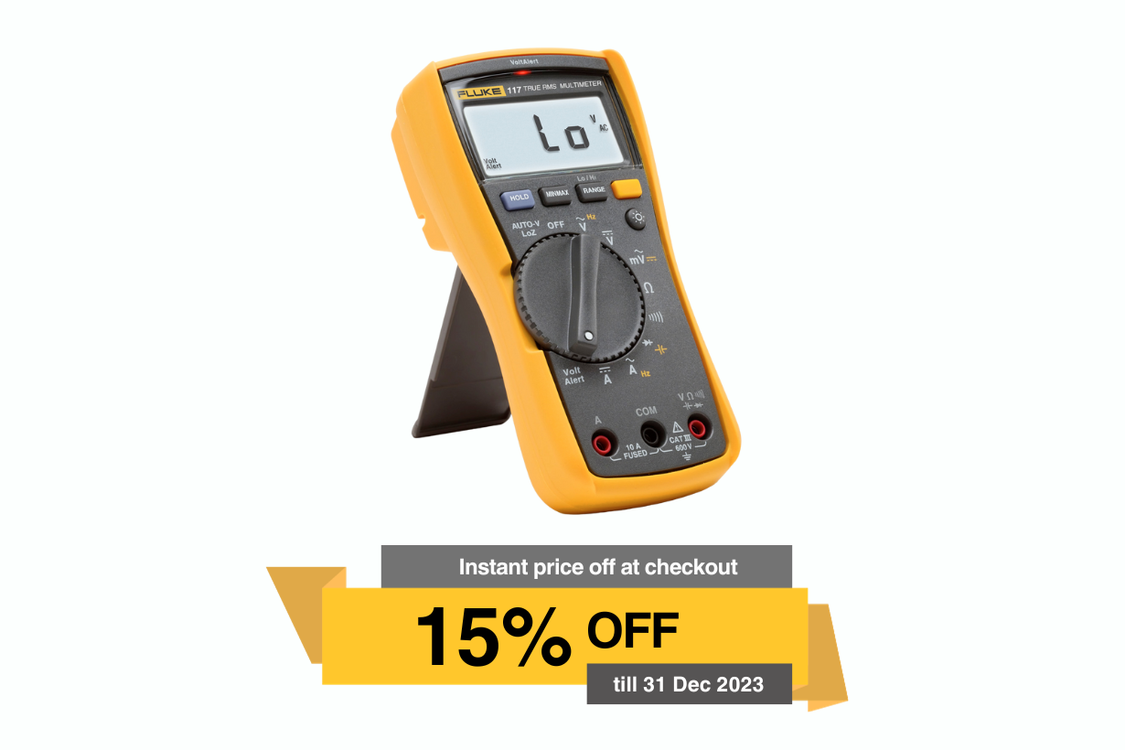 Fluke 117 Multimeter For Electricians | Fluke