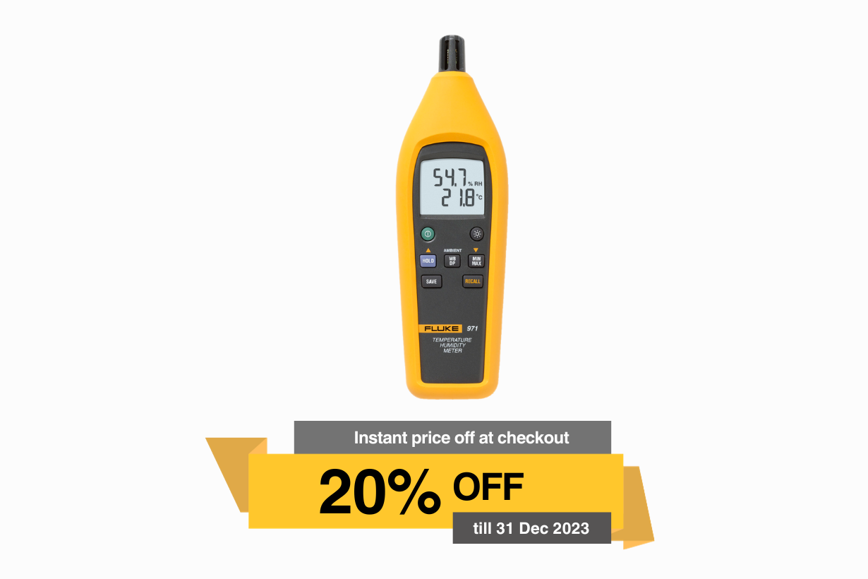 Fluke 971 - Advanced Temperature & Humidity Meter | Fluke