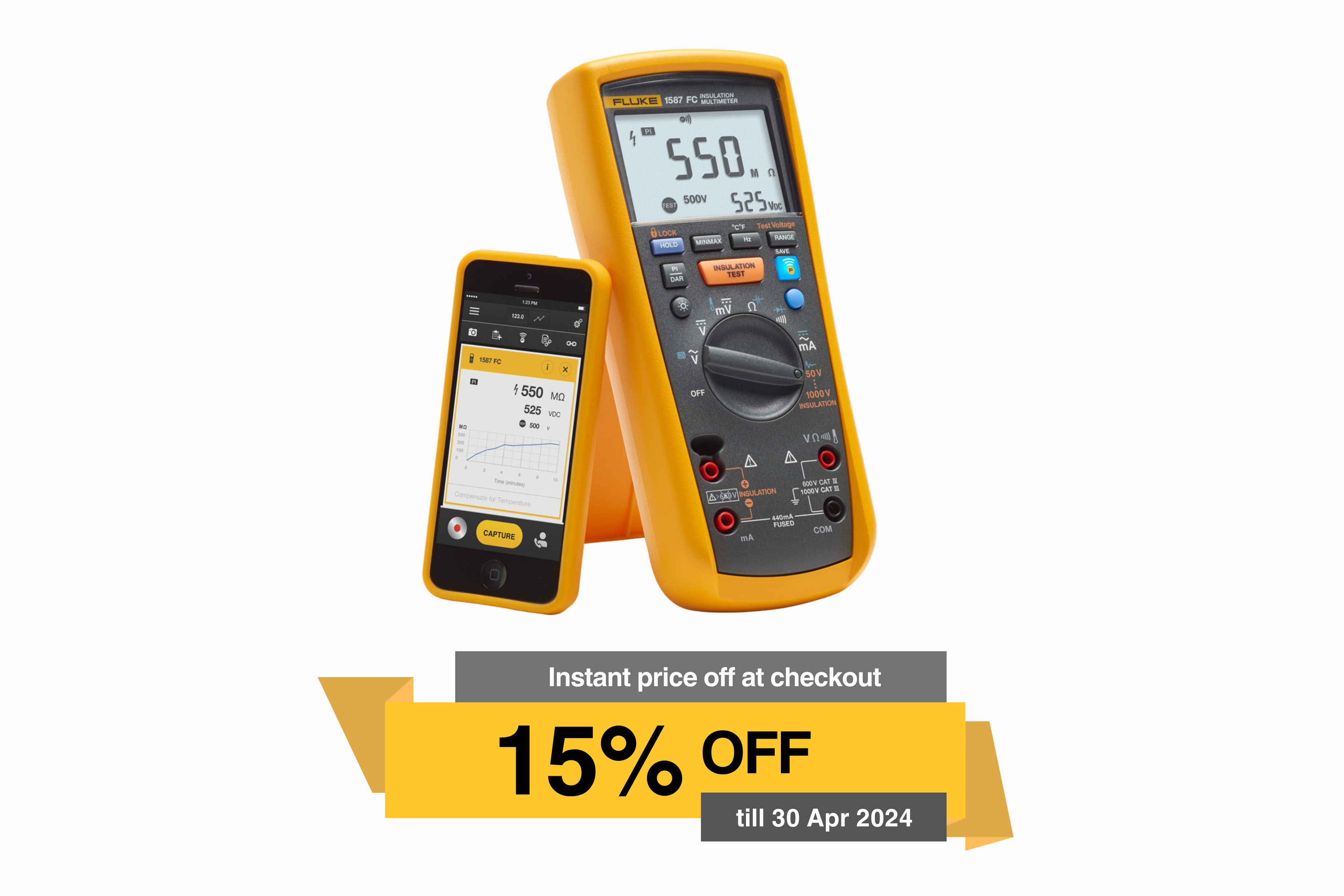 Fluke 1587 FC Insulation Tester Multimeter | Fluke