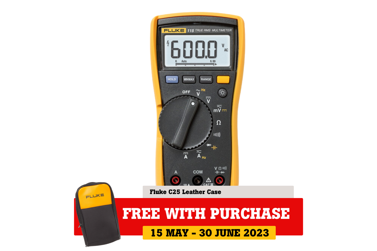 Fluke 115 True-RMS Digital Multimeter | Fluke