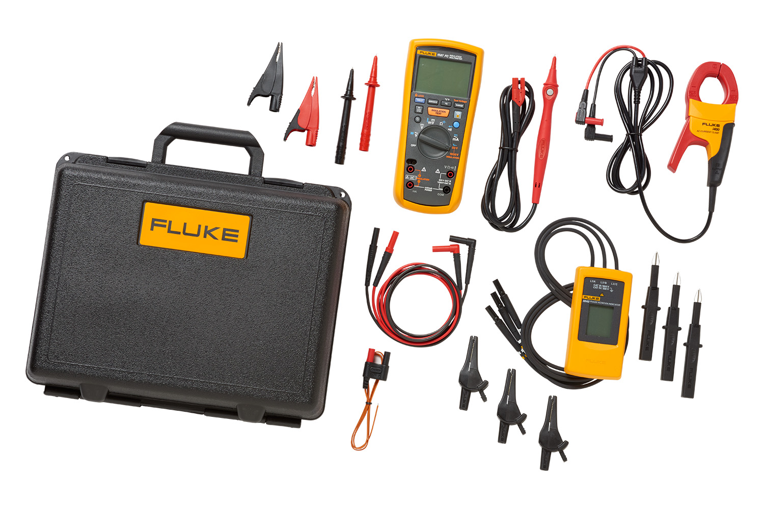 Kit Avanzado De Solución De Problemas De Unidad Y Motor Fluke 1587/MDT ...