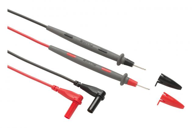 Fluke AC175: Threaded Insulated Alligator Clips Set | Fluke