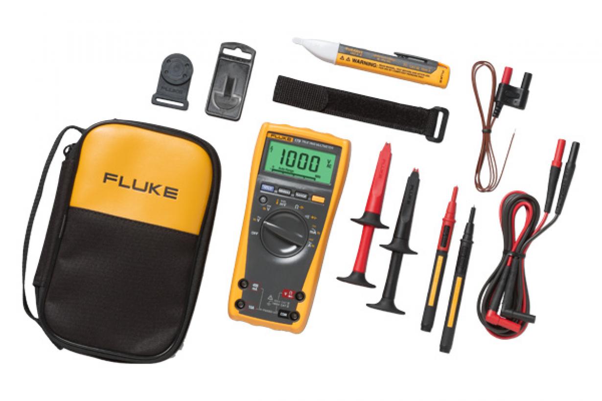 Fluke 179/1AC2 Rugged Multimeter and Non-Contact Voltage Detector Combo ...