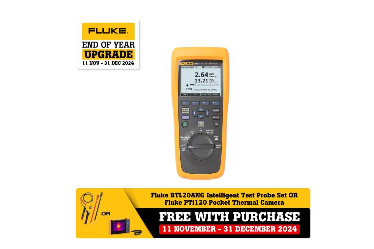 Battery Analyzer | Battery Impedance Tester | BT521 | BT520 | BT510 | Fluke