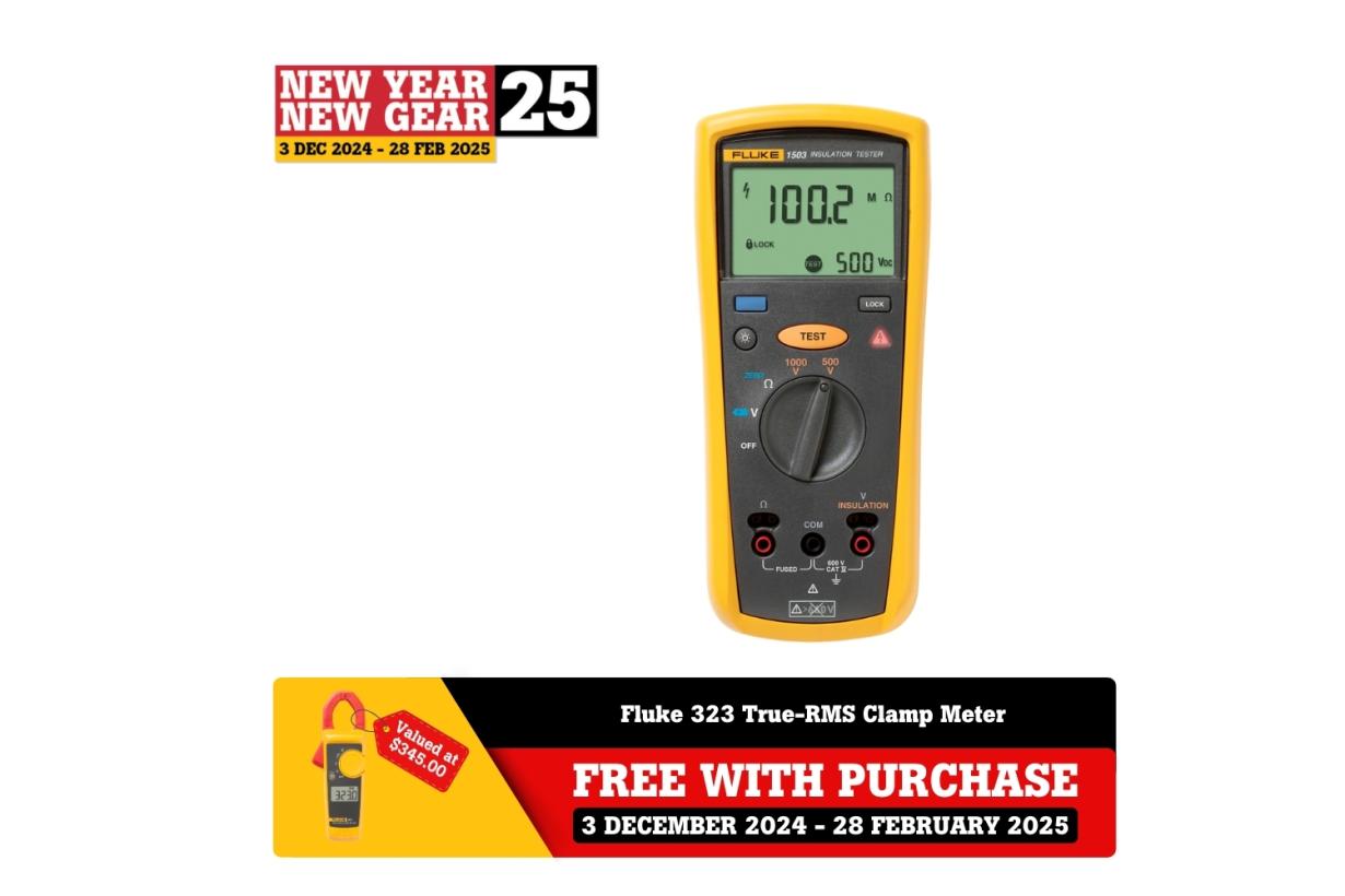 Fluke 1503 Insulation Resistance Tester | Fluke