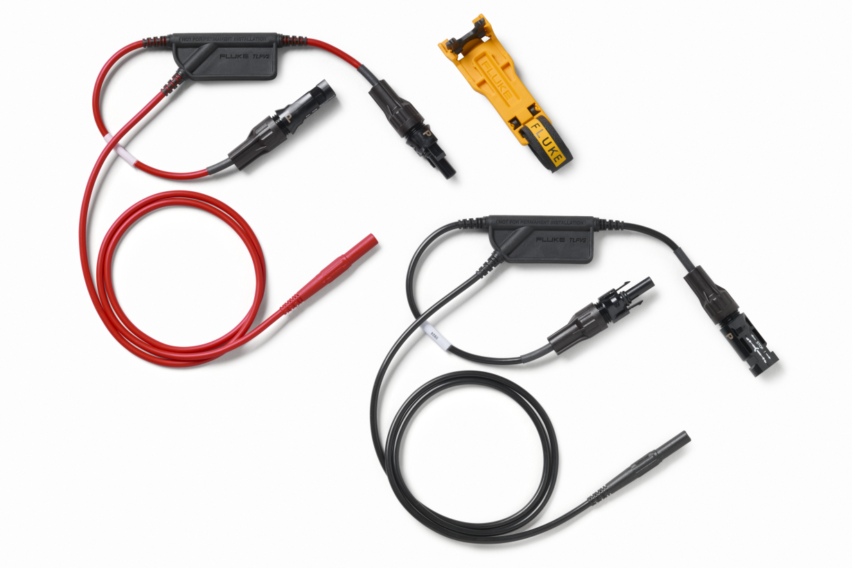 Fluke 393 con medidor solar y cables TLPV: ideal para pruebas solares ...
