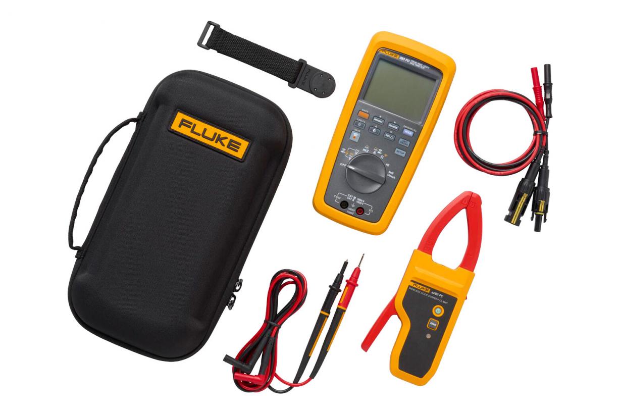 Fluke 283 FC/PV Solar Digital Multimeter & Wireless Current Clamp | Fluke Fluke 283 FC/PV Solar Digital Multimeter & Wireless Current Clamp | Fluke