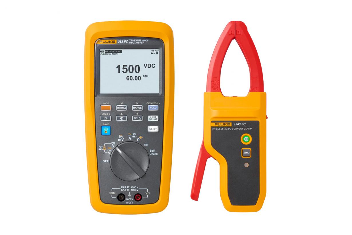 Fluke 283 FC/PV Solar Digital Multimeter & Wireless Current Clamp | Fluke