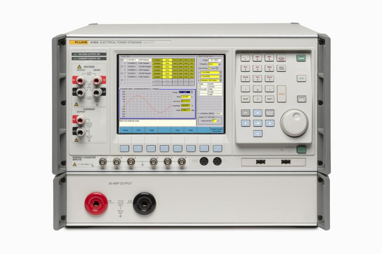6105A, 6100B Electrical Power Quality Calibrator | Fluke