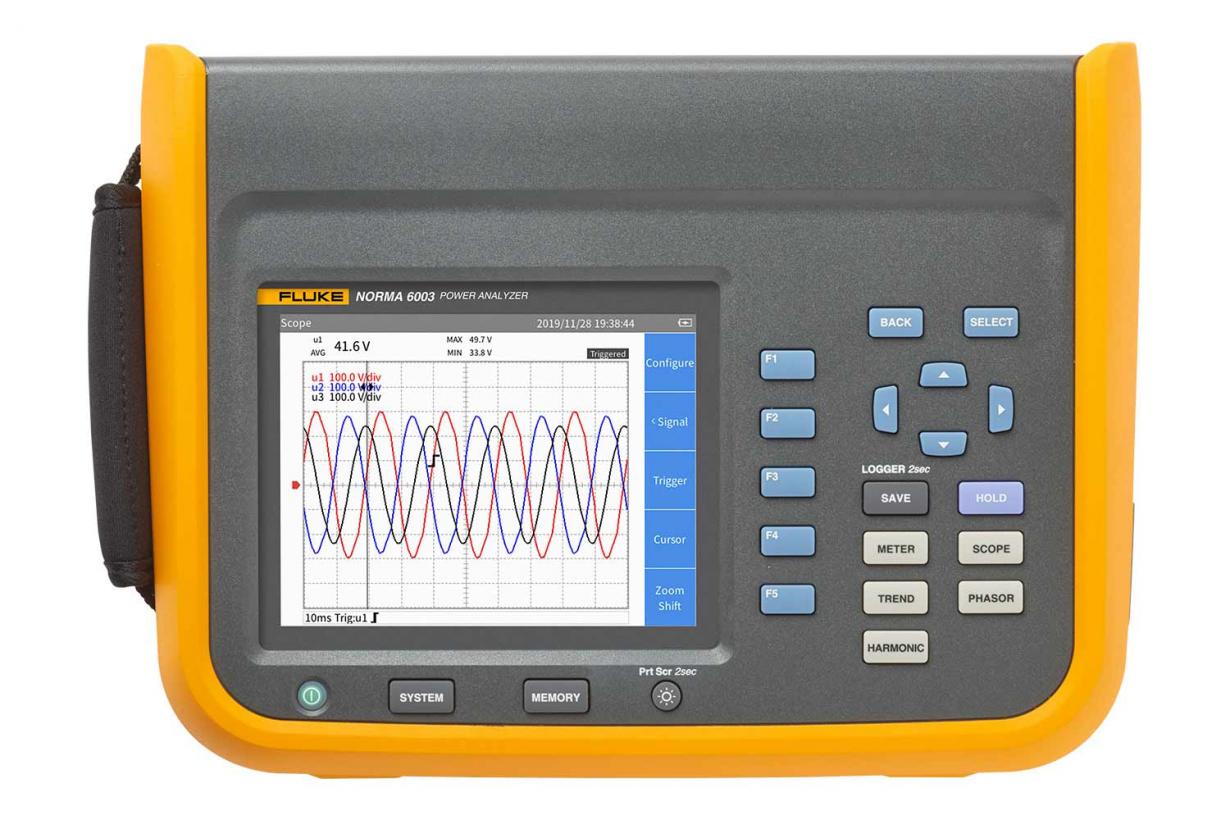 Norma 6000 Portable Power Analyzer | Fluke