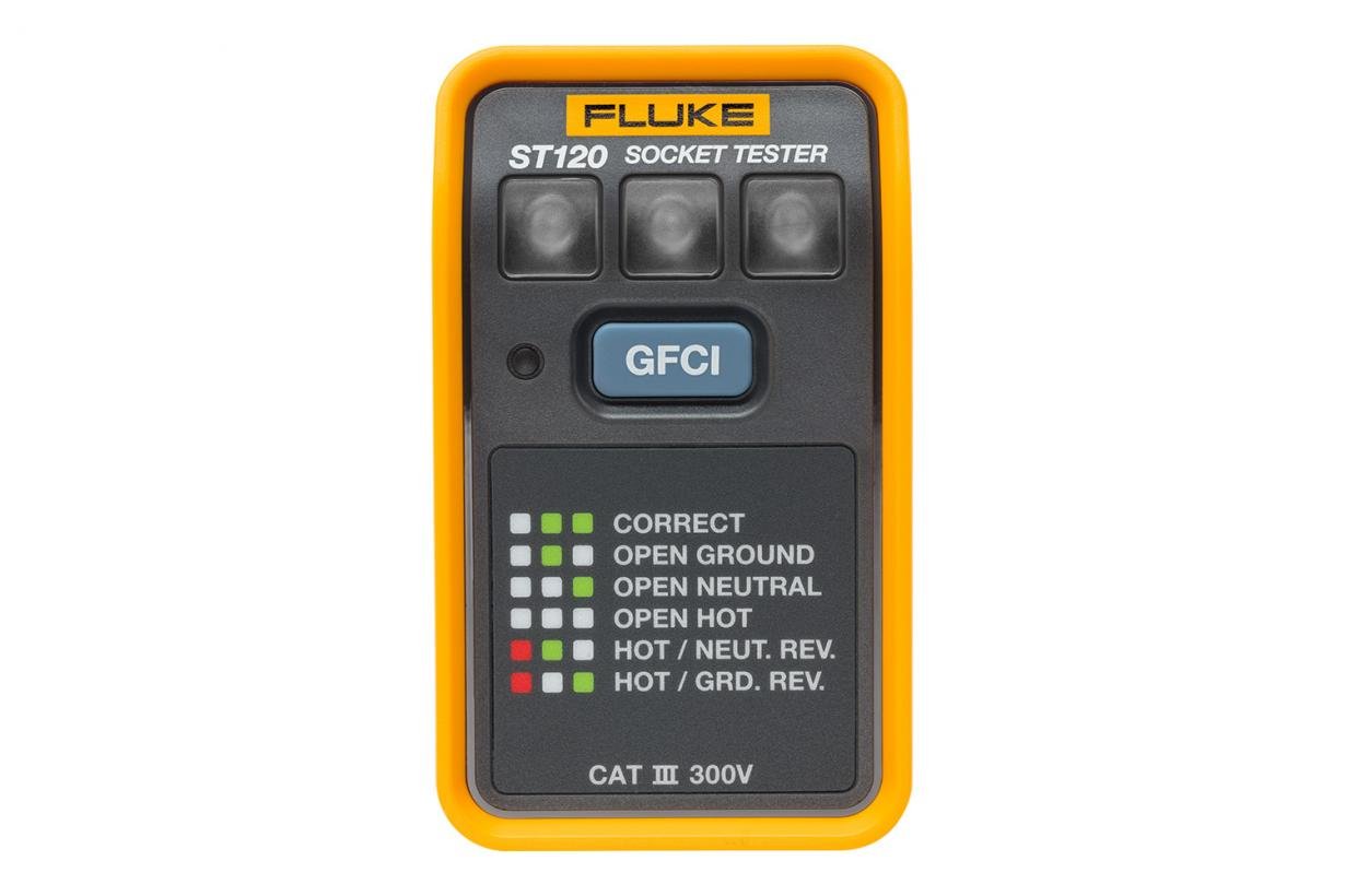 Fluke ST120 GFCI Socket Tester | Fluke