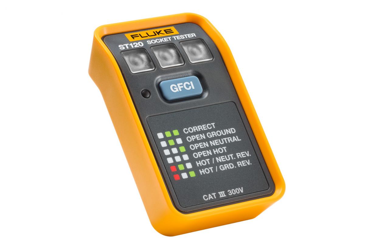 Fluke ST120 GFCI Socket Tester | Fluke