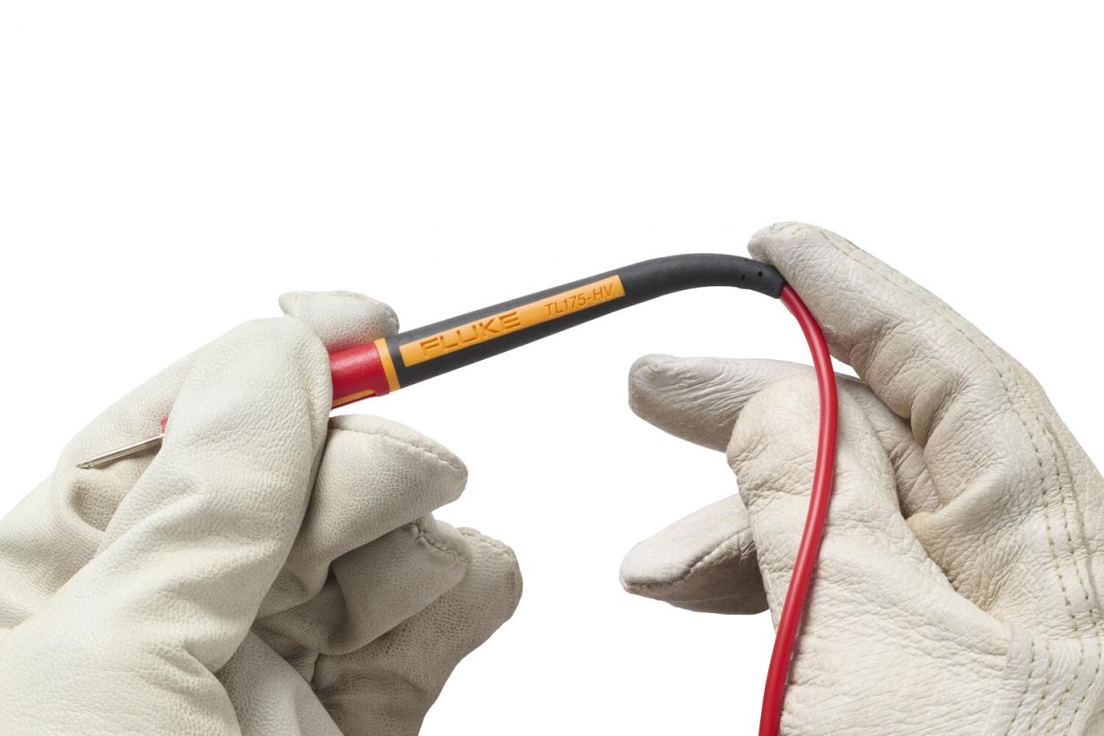 Fluke TL175-HV CAT III 1500 V TwistGuard™ Test Leads - High Voltage ...