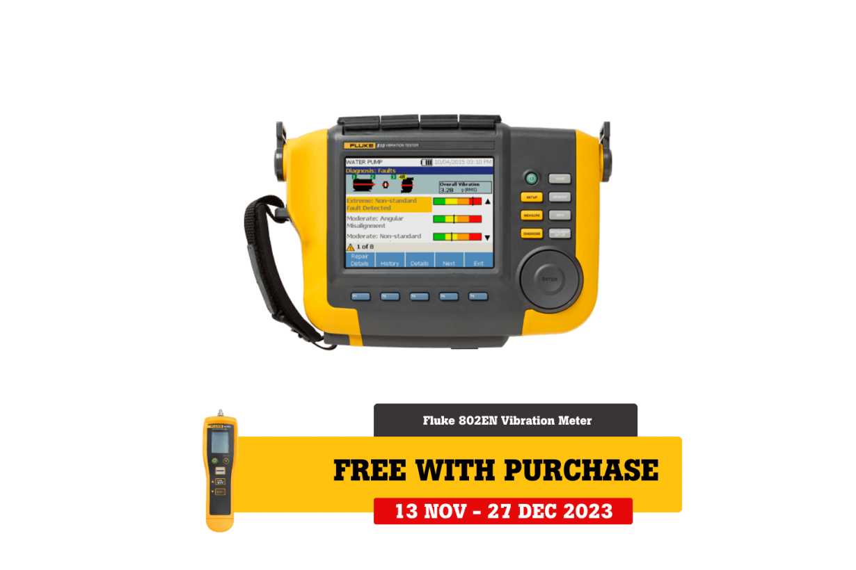Vibration Analyzers | Fluke 810 Vibration Tester | Fluke