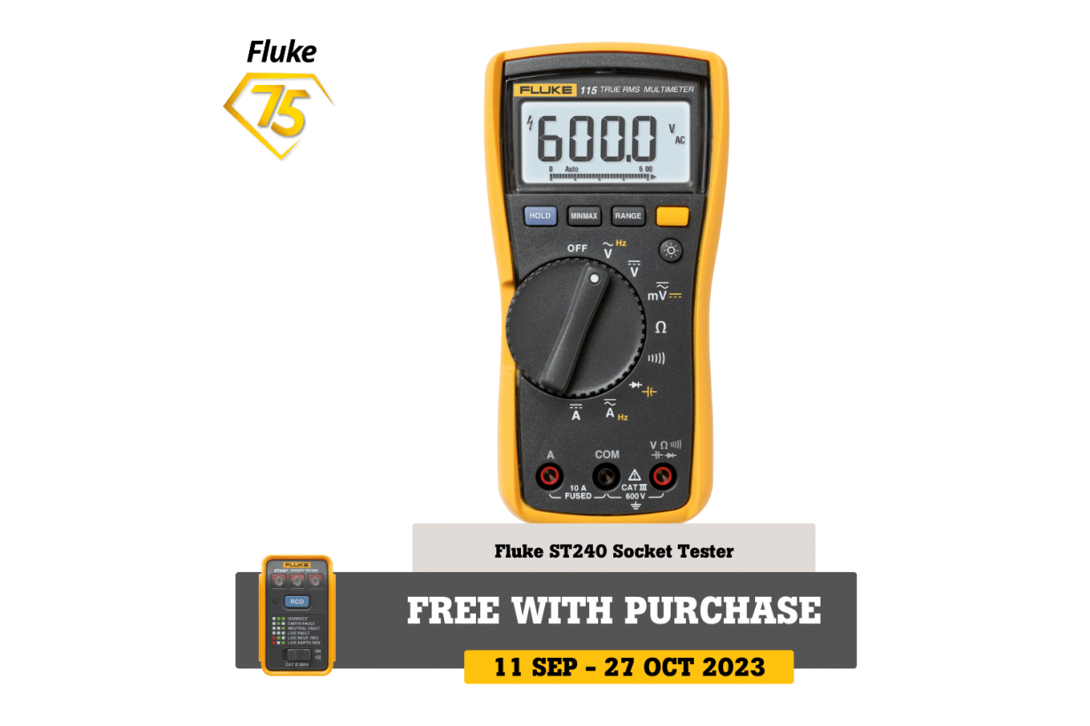 Fluke 115 True-RMS Digital Multimeter | Fluke