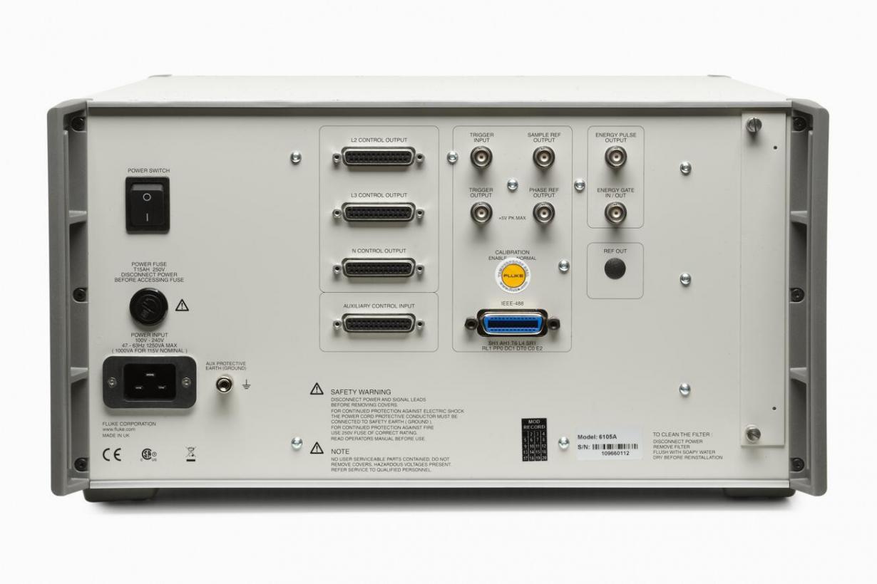 6105A, 6100B Electrical Power Quality Calibrator | Fluke