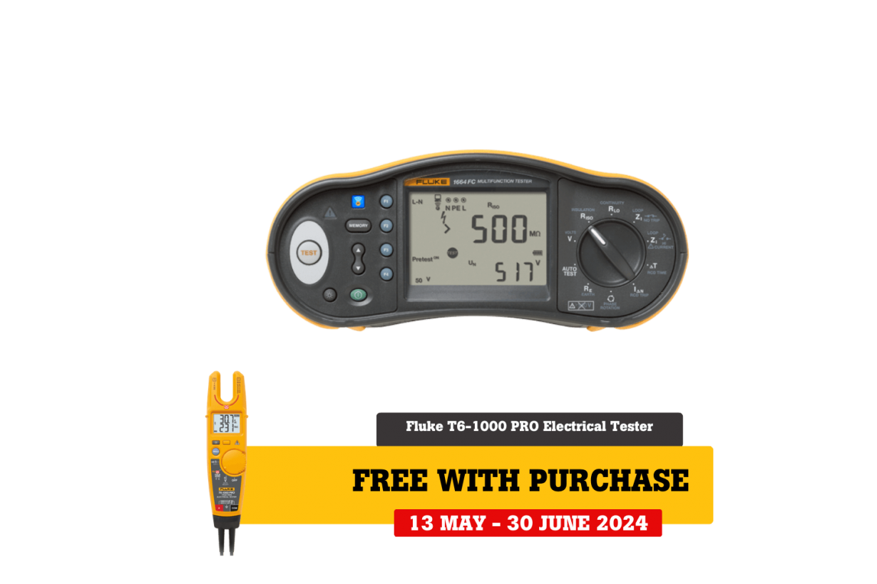 Fluke 1664 FC Installation Multifunction Tester | Fluke