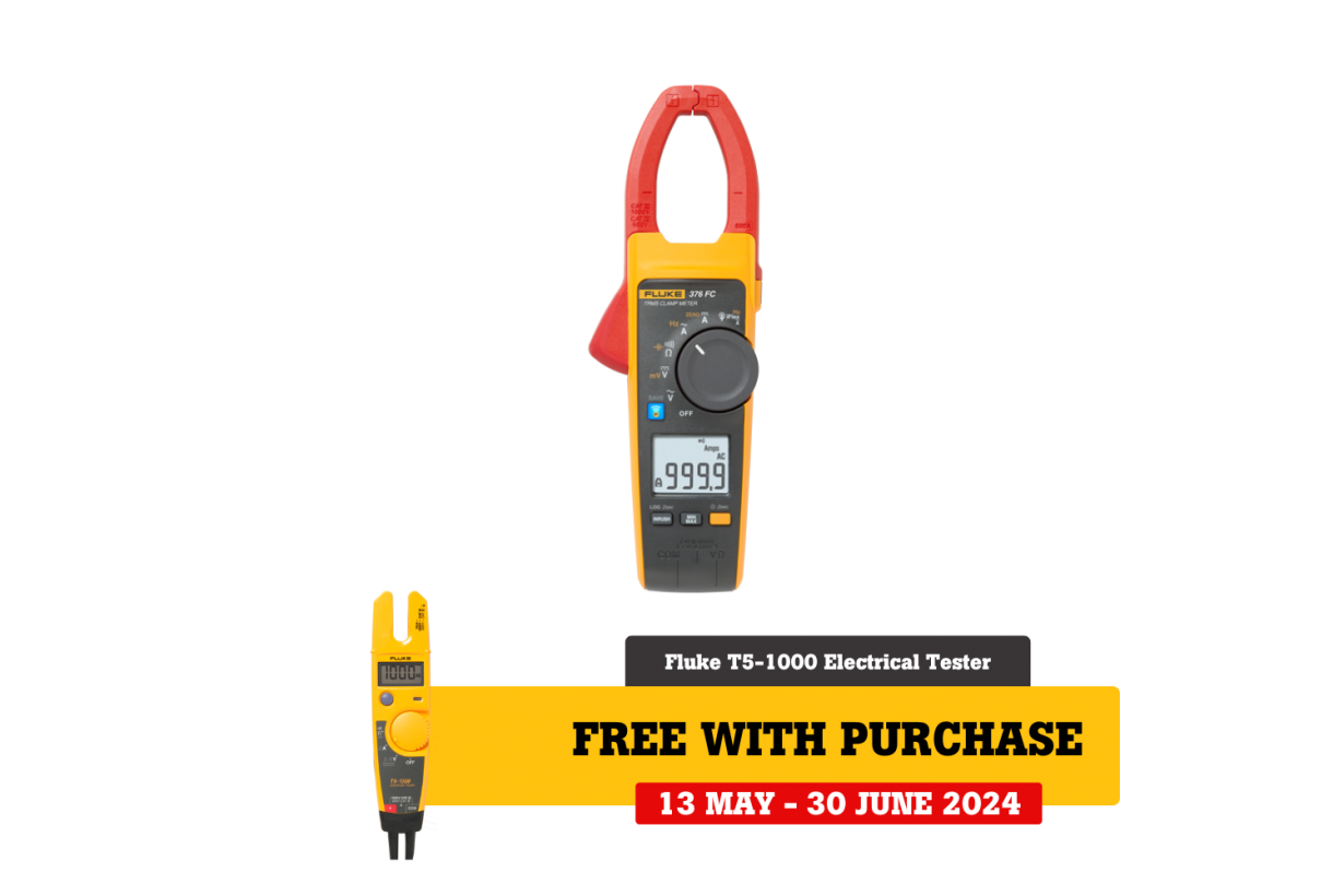 True-RMS Clamp Meter | Fluke 376 FC AC/DC with iFlex | Fluke