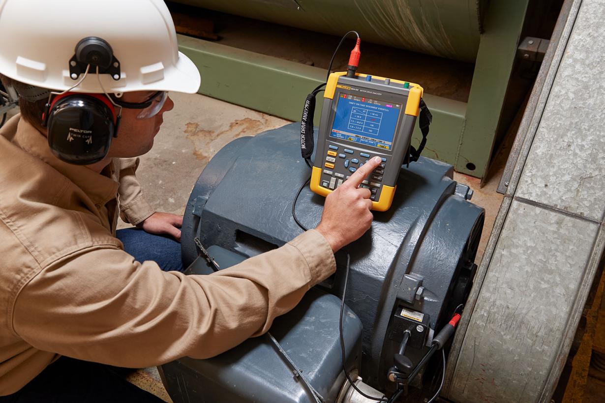 Fluke MDA-510 and MDA-550 Motor Drive Analyzers | Fluke
