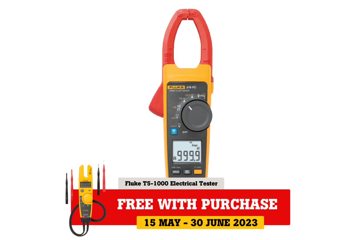 True-RMS Clamp Meter | Fluke 376 FC AC/DC with iFlex | Fluke