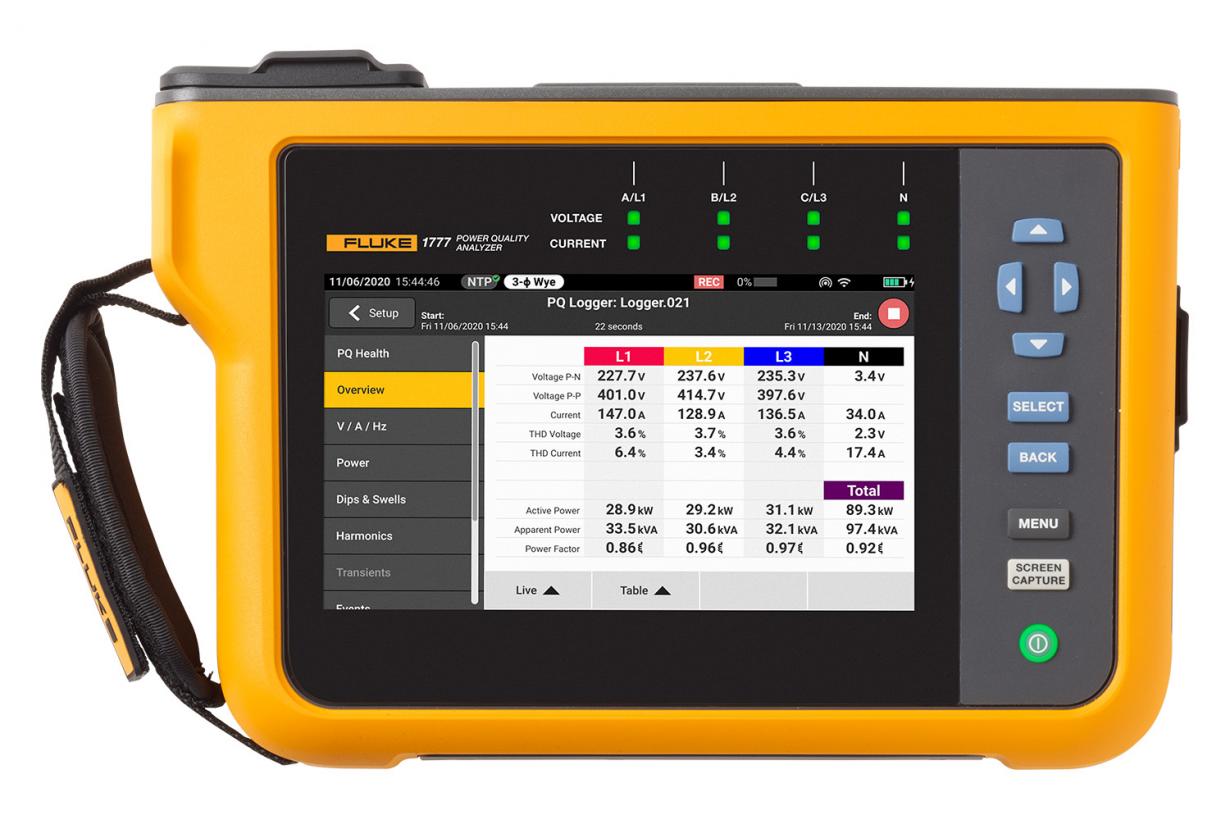 1770 Series Three-Phase Power Quality Analyzers: 1773 1775 1777 | Fluke