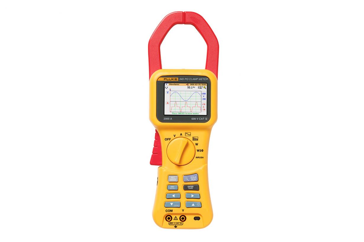 Electronic Power Meter | Fluke 345 Power Quality Clamp Meter | Fluke