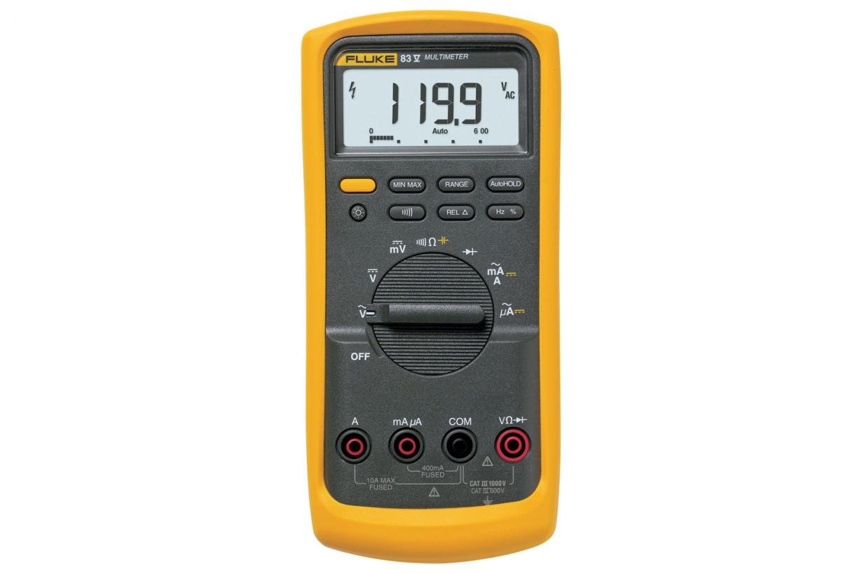 Fluke 83V Average Responding Industrial Multimeter | Fluke